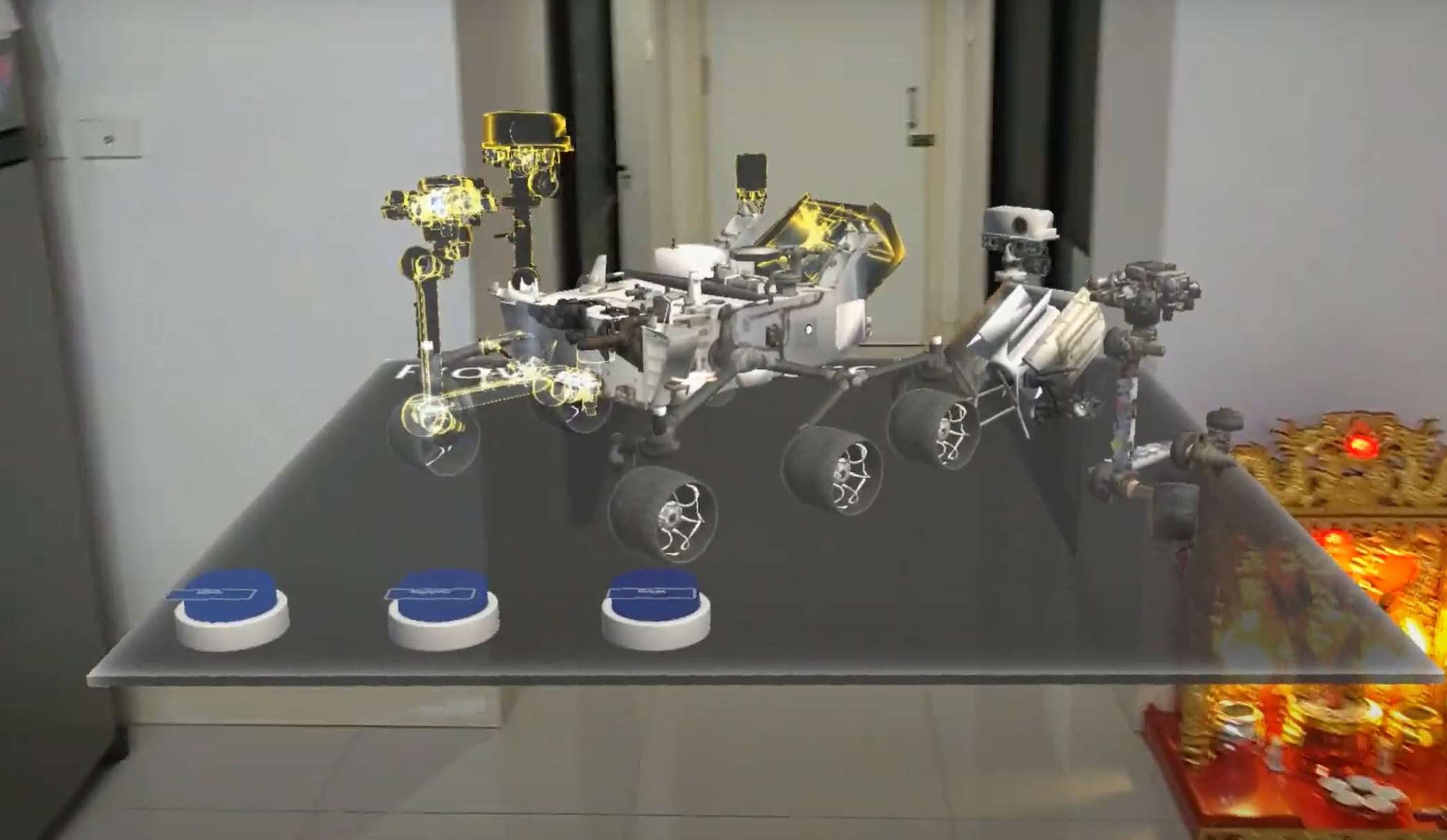 Assembly Rover Mar App in HoloLens - HoloLensThai